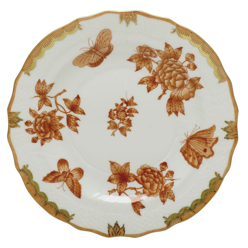 Herend Fortuna Rust Salad Plate – Paris Tableware & Gifts